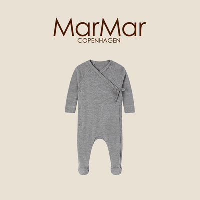 MarMar婴儿连脚长袖连体服