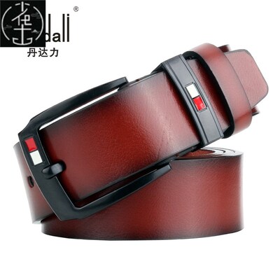 极速Mebn belt antique pin buckle belt casual retro pants 男
