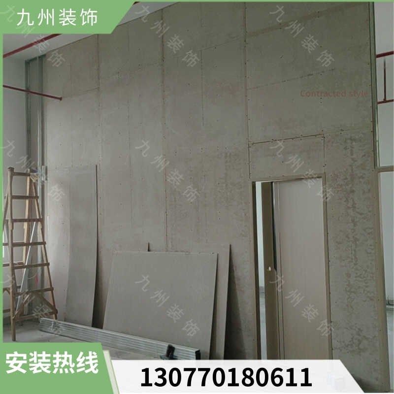 广东石膏板吊顶轻k钢龙骨隔墙厂房办公室隔断洁净岩棉板隔音包安