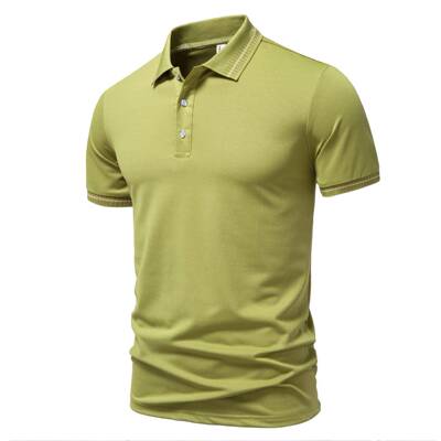 Men Summer Casual Sleeve Polo Shirt Shorts Set Lightweight