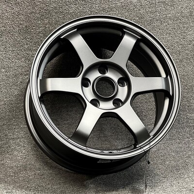 极速上海乾改 跃岭YA2838旋压16寸TE37款轮毂轮圈5*100/10X8/112/