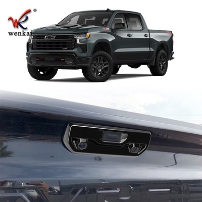 适用于雪佛兰22-25款索罗德Silverado改装后备箱V尾门拉手装饰框