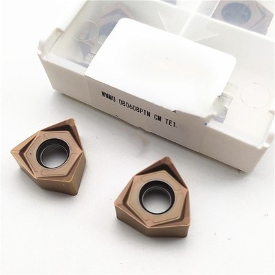 数控刀片桃型快进给铣刀片铣削不锈钢高WNMU080H608PTN-CM TE1028