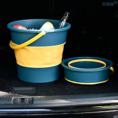 极速Silicone Bucket for Fishying Promotion Folding Bucket Ca