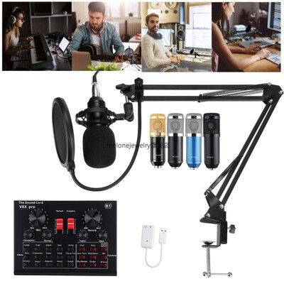 BM 800 Wired Microphone Mvic stand Studio condenser Micropho