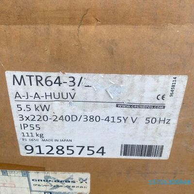 【顺庆】格兰富水泵 MTR64-3/1 A-J-A-HUUV【议价】