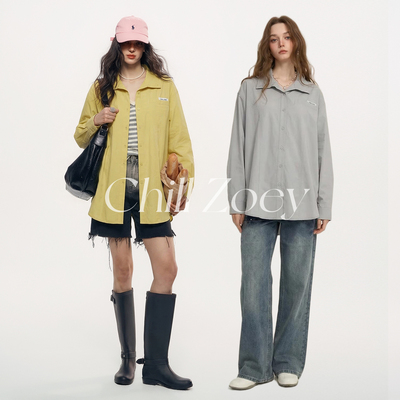 CHILLZOEY栀夏来信衬衫