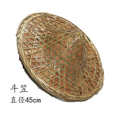 极速蓑衣斗笠农家乐户外装饰蓑衣防D雨装饰蓑笠老式农民草帽棕衣