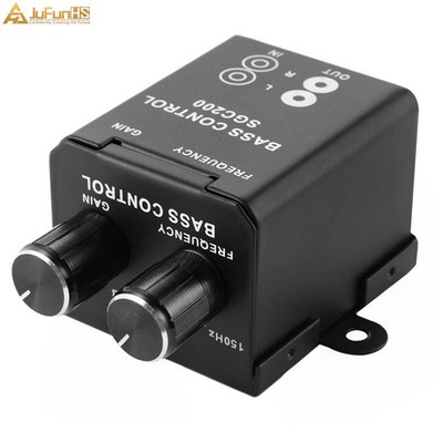 新品Car Remgote Amplifier Bass Controller 2 RCA Gain Adjust