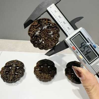 极速沉香同心锁配件手工sdiy文玩时尚配饰佛珠手串S808