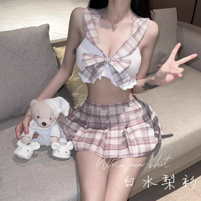 情侣趣味内衣勾魂jk纯欲制服套装