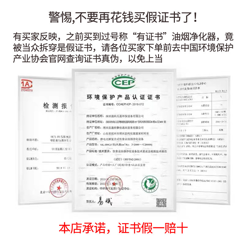 新品小型4c000风量油烟净化器厨房饭店商用油烟净化一体机静电环