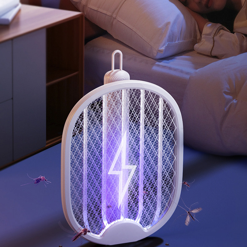 新品2023新款电蚊拍充电式家用强力室I内宿舍灭蚊神器驱蚊灯苍蝇