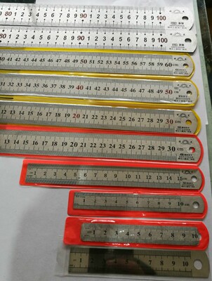 曙光不锈钢直尺 10cm 15cm 20cm 30cm 50cm  60cm 1米量大优惠