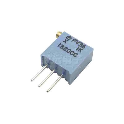 进口BOURNS电位器PV36X102侧调精密1K多圈微调102可调电阻直插3P