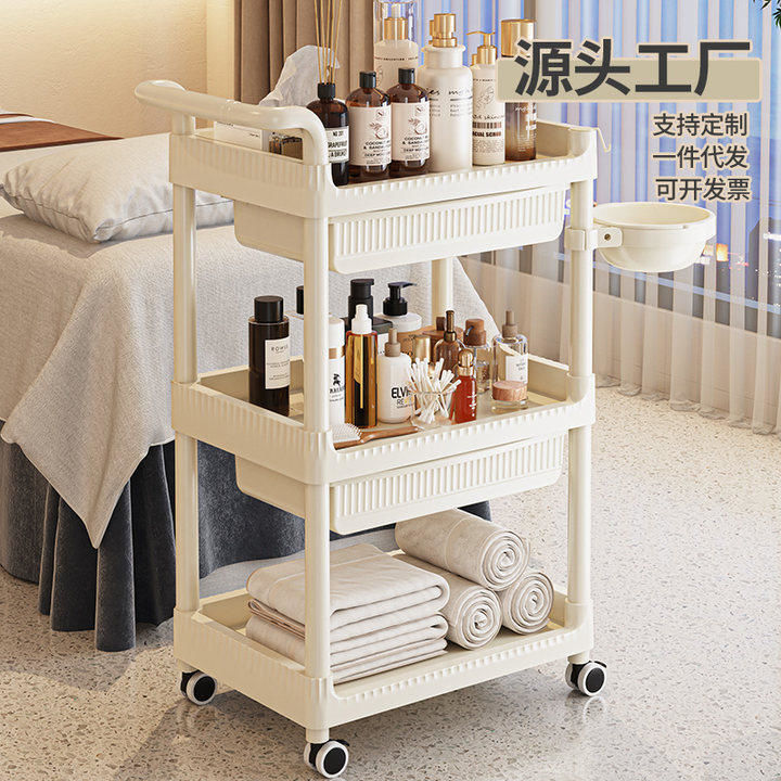 美容院仪器手推车护理工具专用小推车多功能移动美甲美睫置物架