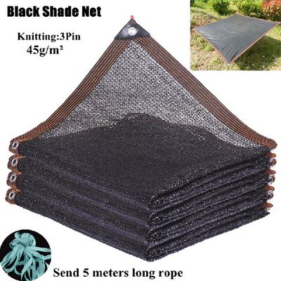 极速Black 3 Pin Anti-UV HDxPE Shading Net Garden Balcony
