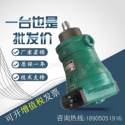 宏达轴向柱塞泵YCY14-1B-10/25/40/63/80/100/160/250变量柱塞泵