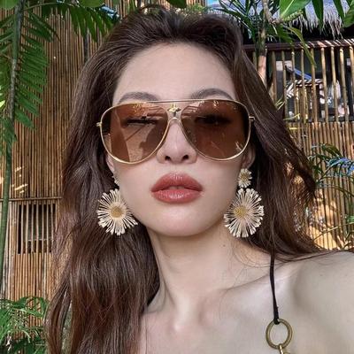 钟楚曦同款度假风太阳花耳环