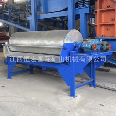 江西赣州炉渣筒式磁选机 河沙永磁磁选机 筒式选铬湿式磁选机