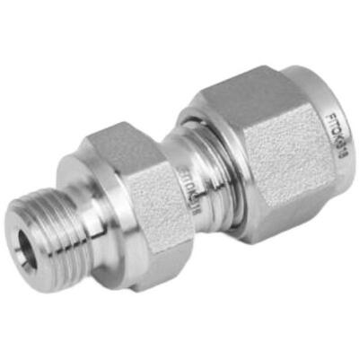 SS-CM-ML10-RS8飞托克阳螺纹接头,10mm管外径×1/2 ISO平行阳螺纹