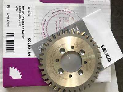 乐客锯片  HOMAG封边机210齐头LEUCO锯片