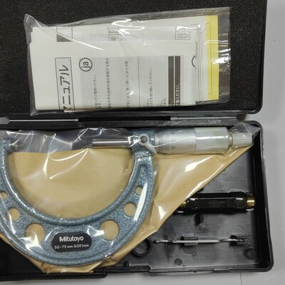 日本三丰千分尺高精度0.001外径0-25mm管厚叶片压接千分尺103-137