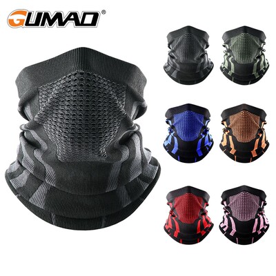 Thermal Face Bandana Mask Cover Neck Warmer Gaiter Bicycle C