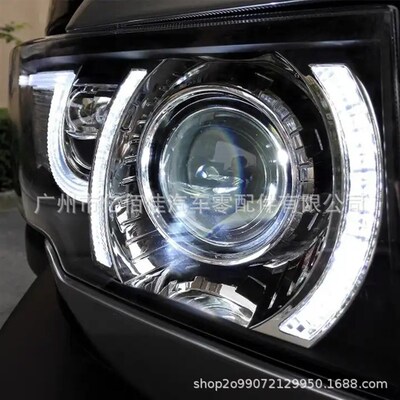 FJ酷路泽2007-20m21简改前脸路-虎款LED大灯中网FJ CRUISER格栅