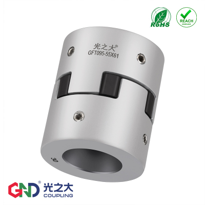 梅花联轴器GFT070大扭矩步进伺服电机丝杆膜片波纹管连接器CPJLWC