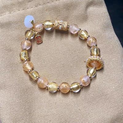 雍香灰瓷琉璃手串盘玩和女款生粉瓷转运招财手链门北京法物流通处