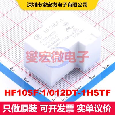 HF105F-1/012DT-1HSTF Through Hole,27.1x32.3mm 功率继电器 继