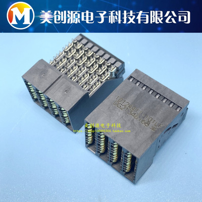 10124411-101LF FCI高速背板 现货ExaMAX? 56Gb/s 2*8 64P 弯母