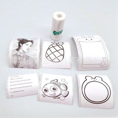 C9热敏打印机套装喵喵机错题打印机mini printer C9相片打印机