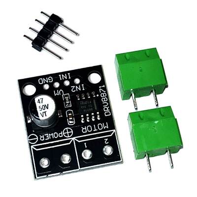 电机驱动器 DRV8871 3.6A DC Motor Driver H 桥 PWM 驱动模块