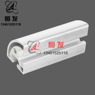 工业铝合金半圆型材4040ER圆弧立柱 包边型材 支架铝型材 工业铝