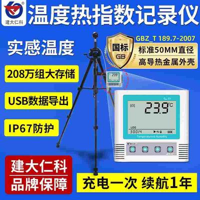 黑球温度计高精度工业环境综合温度热指数仪实感温度测试记录仪
