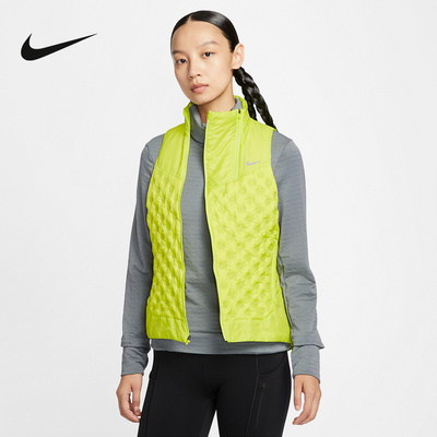 NIKE耐克女子羽绒服马甲25冬新款立领保暖轻薄运动背心FB7607-