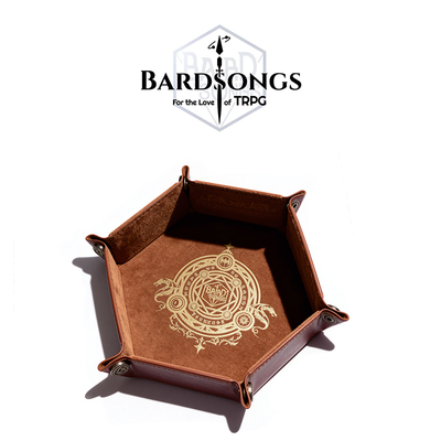 皮革骰盘COCDND美式桌游