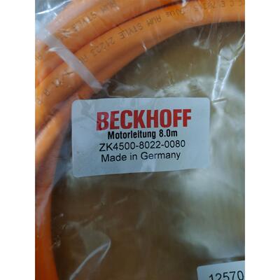 议价beckhoff，全新，倍福伺服电缆ZK4500-8022-