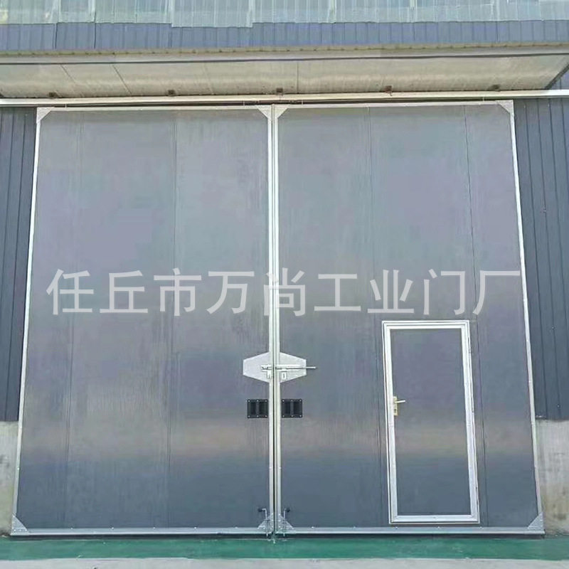 厂家厂房工业推拉门 供应保温门电动平开门 铝合金工业推拉门