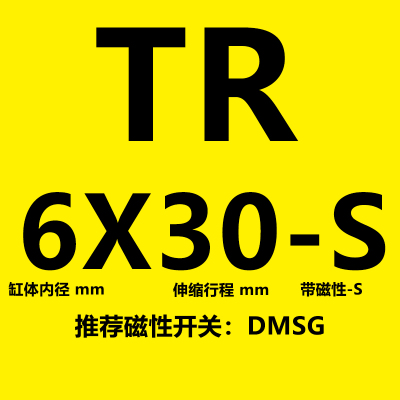 气动小型带磁双联杆双轴气缸TR6X10S TR10X20S 30 TR16X50S 75 80