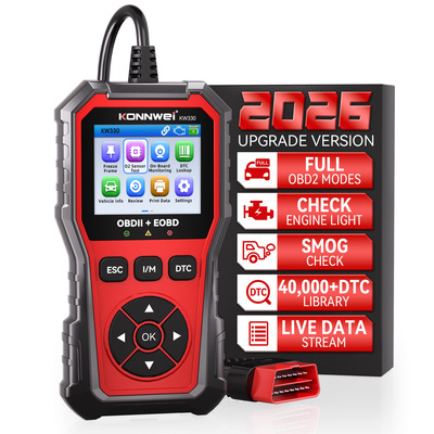 新KW330 OBD2汽车发动机故障诊断故障仪汽车OBD2 EOBD故障诊断仪
