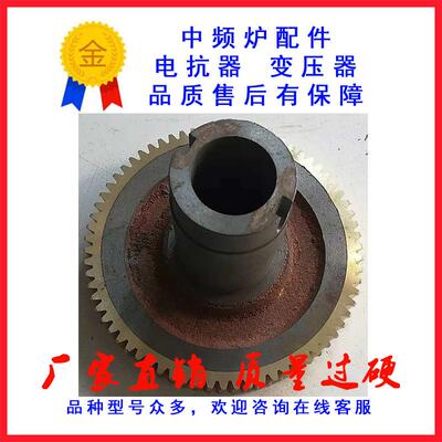 中频炉减速机铜轮齿轮RZS531铜齿轮蜗杆涡轮铁轴减速机齿轮RZS631