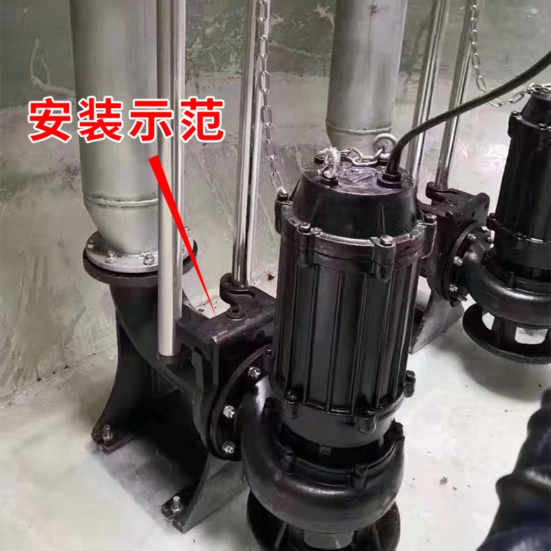 水泵耦合器排污泵自耦装置污水提升设备地下污水池铸铁滑轨式耦合
