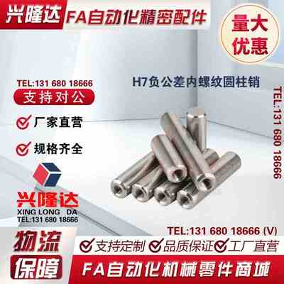 正公差直杆型定位销MSTP4/5-10/15/20/25/30/35/40 内螺纹圆柱销