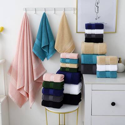 4 Bath Towel Set 27X54 Towels Super Absorbent Dry Hotel Spa