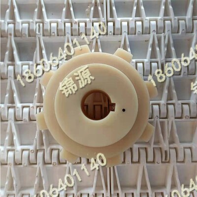OPB塑料网带齿轮8齿传动轮塑胶链板输送带10齿圆孔尼龙牙盘链轮