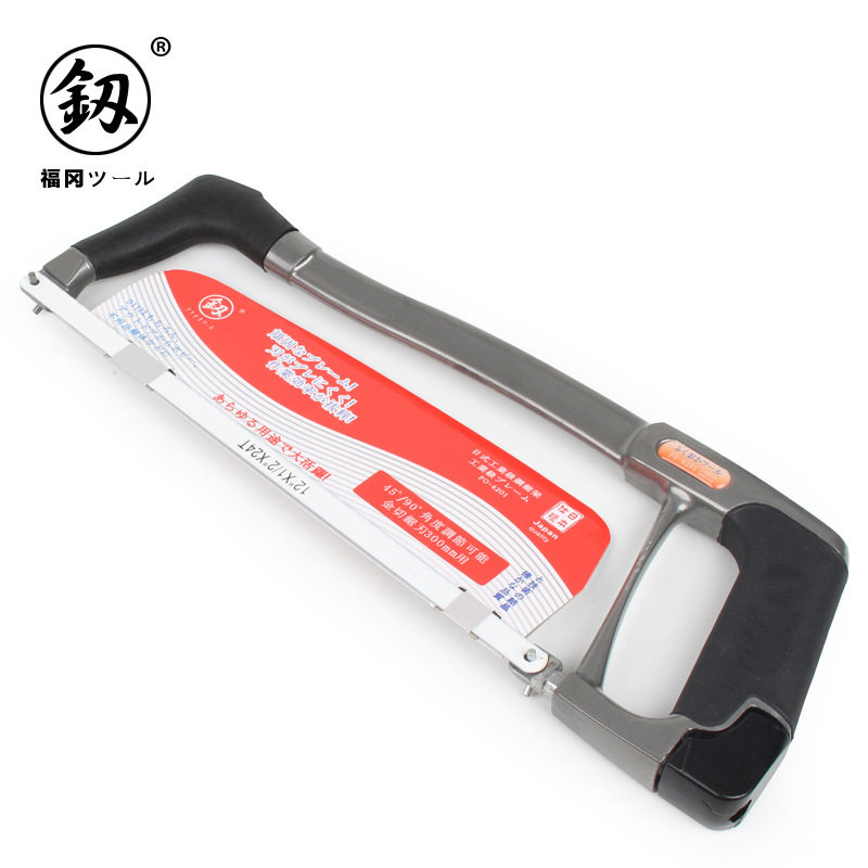 供应福冈工具日式工业级钢锯架手工锯子木工锯手板锯锯弓