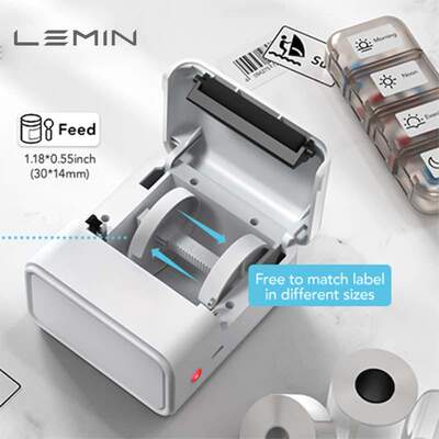 LeMinyun家用蓝牙标签打印机小型迷你L1SPro手持热敏标签打印机